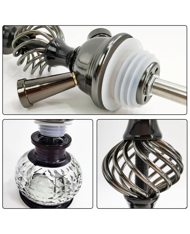 32cm Lightweight Arabic Hookah Metal Shisha Pipe with Single ...