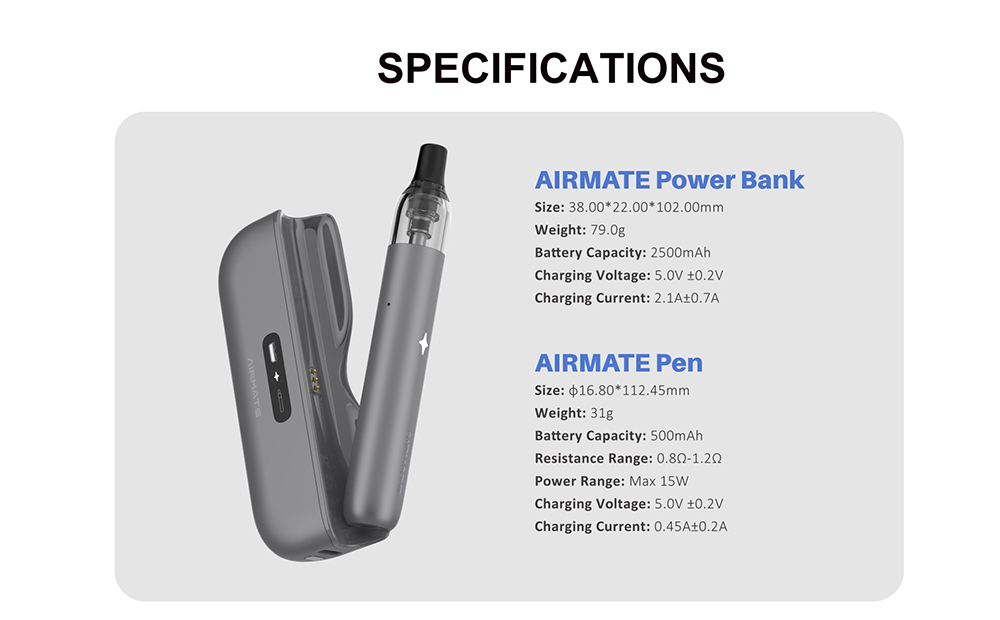 SMOK Airmate Kit with PCC Box 2500mAh + 500mAh 2ml (with ...