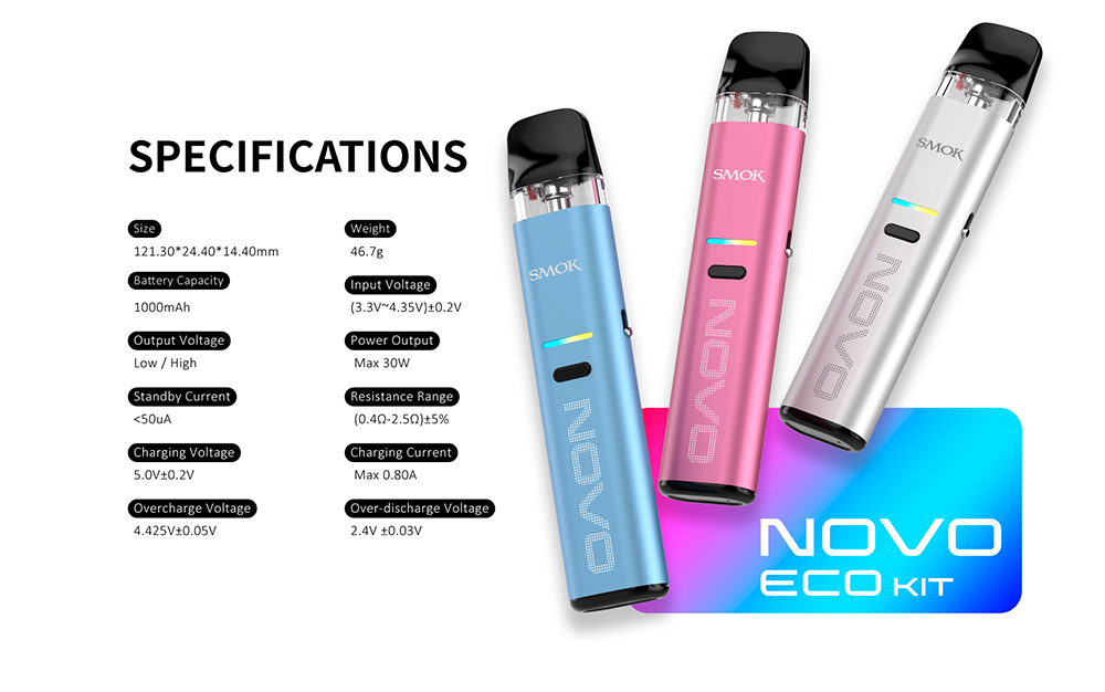 SMOK Novo Eco Pod System Kit 1000mAh 2ml