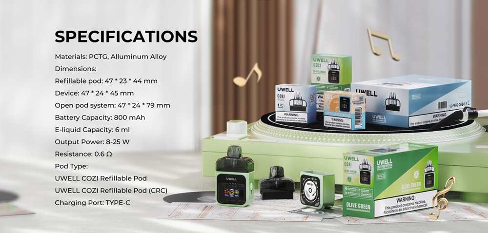 Uwell COZI Pod System Kit 800mAh