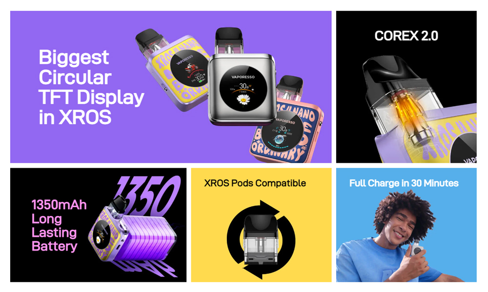 Vaporesso XROS 4 Nano Pod System Kit 1350mAh