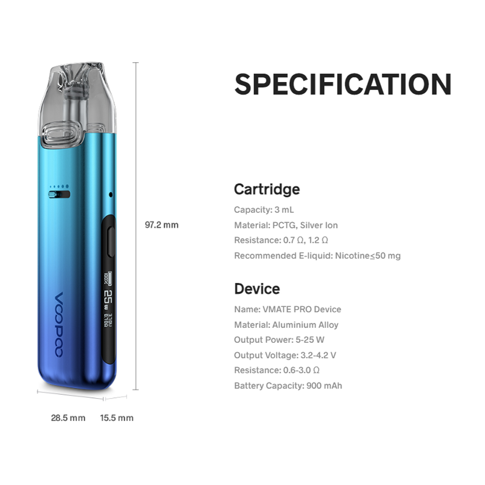 VOOPOO Vmate Pro Pod System Kit 900mAh