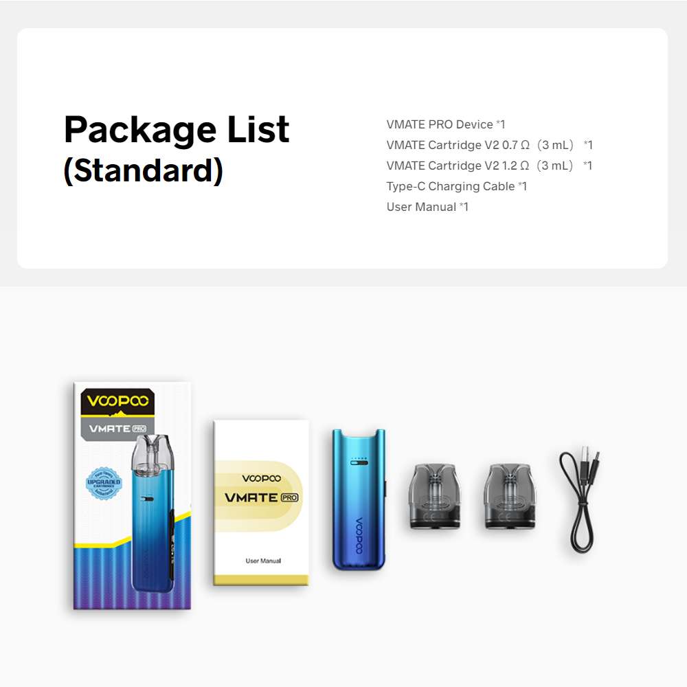 VOOPOO Vmate Pro Pod System Kit 900mAh