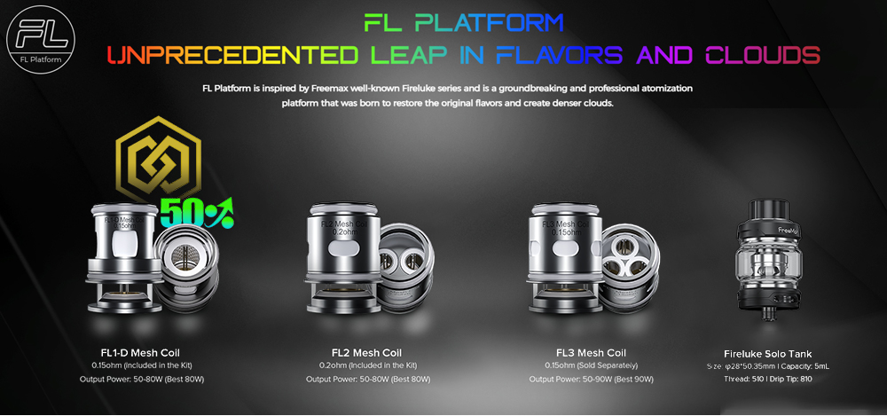Freemax Maxus Solo 100W Mod Kit With Fireluke Solo Tank Leather ...