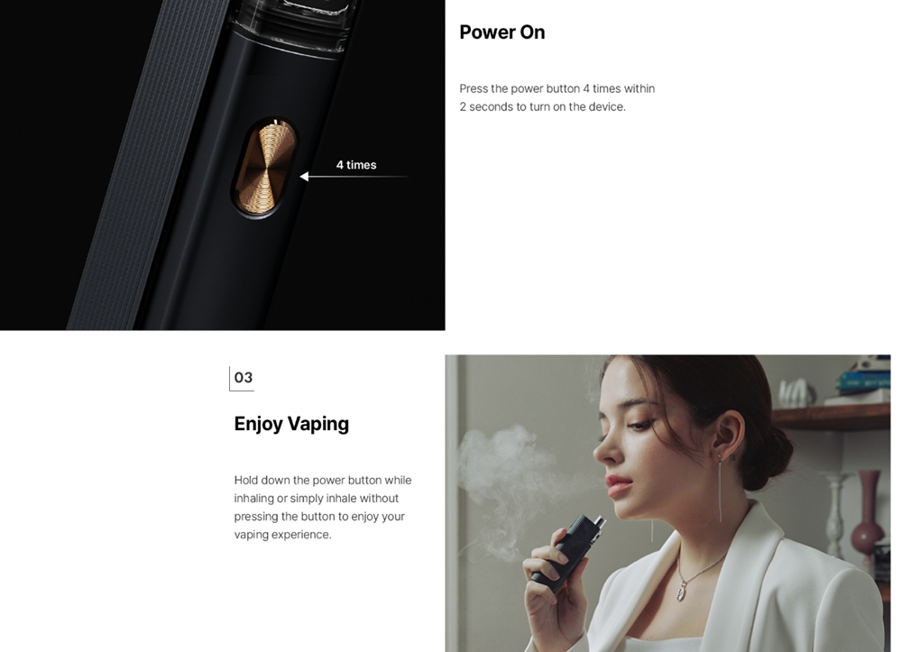 Justfog Glent Pod System Kit 1500mAh