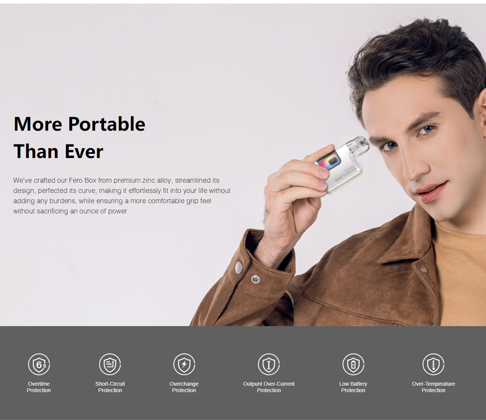 Suorin Fero Box Pod System Kit 1300mAh